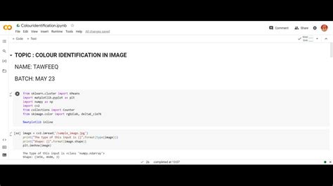 Tawfeeq Mohamed On Linkedin Task1 Thesparksfoundation Intern Computervision Iot