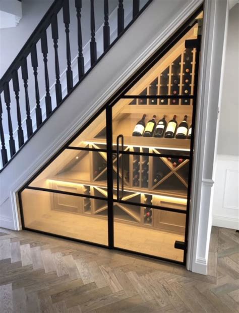 Under Stairs Wine Cellar