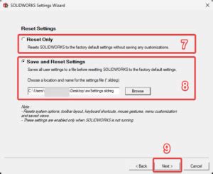 How To Save Or Restore User Settings In SOLIDWORKS Visiativ