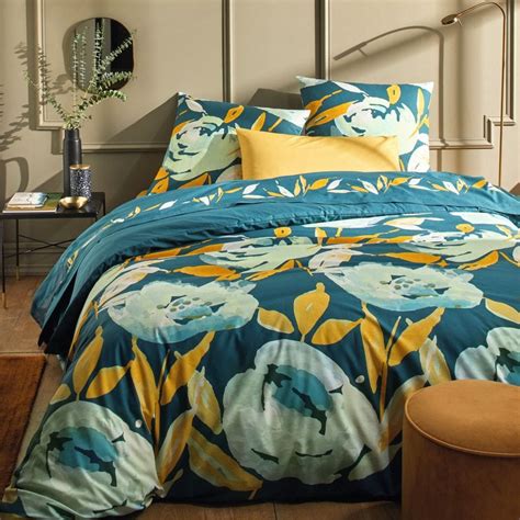 Housse De Couette 220x240 Cm 2 Taies 100 Coton 57 Fils Suzie Curry