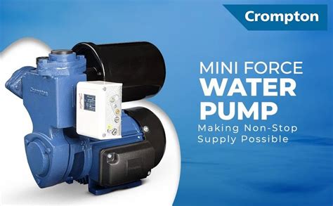 Crompton Mini Force Ii Pressure Booster Pump For Commercial At Rs 8800unit In Delhi
