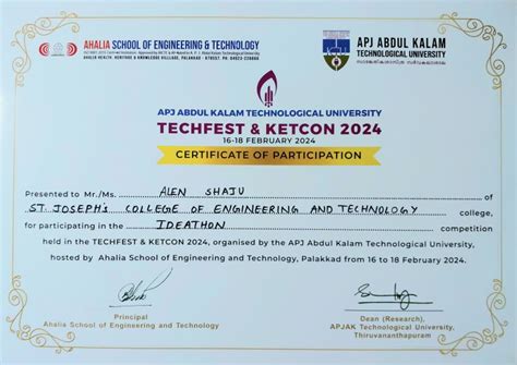 Alen Shaju On Linkedin Ideathon Techfest2024 Innovation