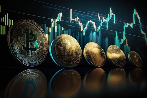 Premium Ai Image A Line Graph Shows A Row Of Coins With The Word Currency On It