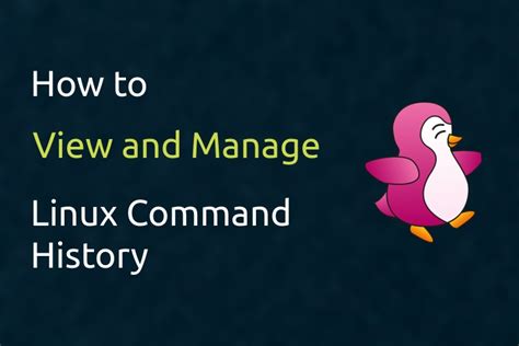 How To View And Manage Linux Command History Beebom