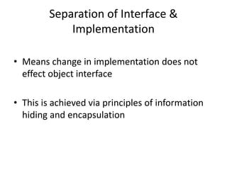 Interface And Implementation In Java PPT