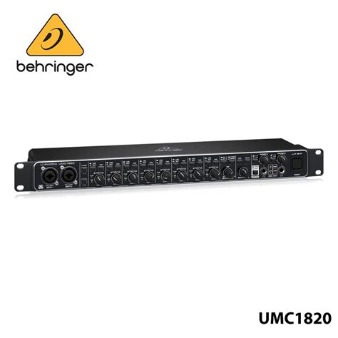 Behringer Umc1820 Usb Audio Interface Audiophile 18x20 24 Bit96 Khz
