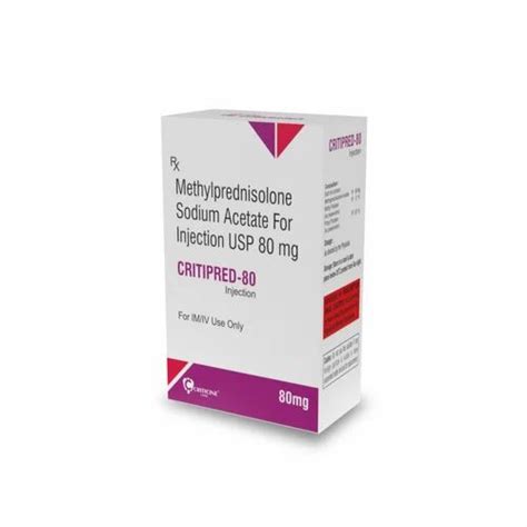 Methylprednisolone Acetate Injection 80mg At ₹ 120 Piece Methylprednisolone Acetate Injection