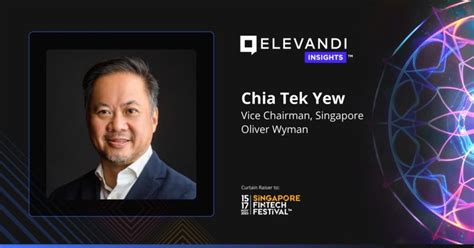 One Week To Go… We Get To Kick It Off At The Elevandi Insights Sessions On… Tek Yew Chia