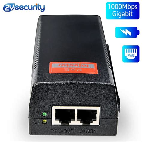 Гигабитный PoE инжектор 802.3af, преобразователь без PoE в PoE, Адаптер ...