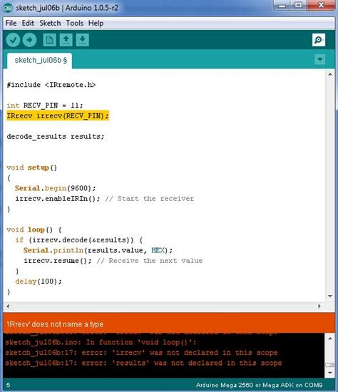 Get HEX Code From IRrecvDemo Arduino IRremote Programming Arduino Forum
