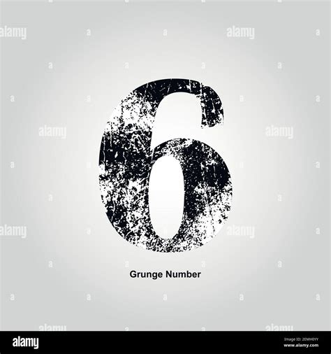 Grunge Numbers Vector Illustration Stock Vector Image Art Alamy