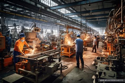 生产创造工人工厂车间机械工作场景摄影图png下载编号609788306124837275 设图网