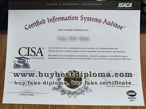 The Best Benefits Of Owning A Fake CISA Certificate ISACA Certificate