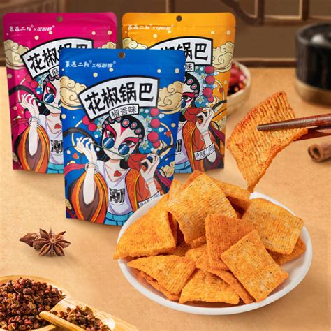 襄遇二阳花椒锅巴108g 3口味组合 办公室休闲膨化饼干小零食大礼包家庭装 商品详情 菜管家