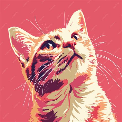 Поп арт с животными Премиум Ai сгенерированный вектор