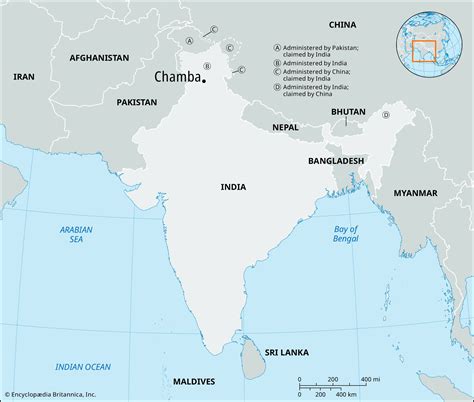 Chamba India Map And Facts Britannica