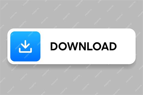 Premium Vector 3d Download Button Icon Upload Icon Down Arrow Bottom Side Symbol Click Here Button