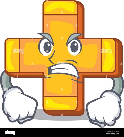 Angry Retro Plus Sign Addition Symbol Cartoon Stock Vector Image And Art Alamy