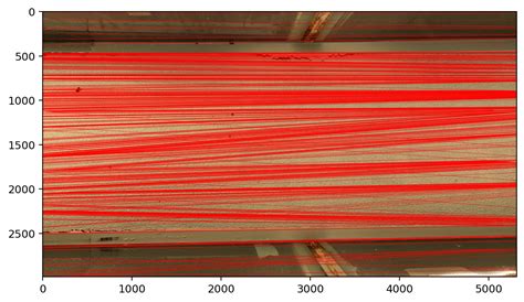 Python Find Straight Lines In Image Stack Overflow