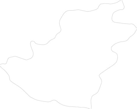 Premium Vector Quthing Lesotho Outline Map
