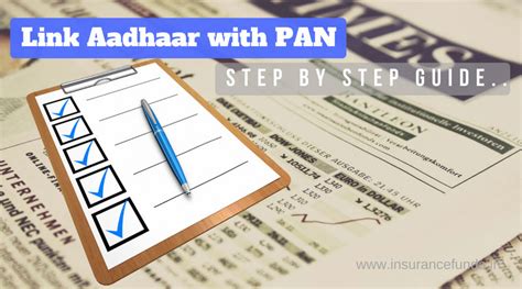 Link Aadhaar To PAN Online And Offline Step By Step Guide Insurance Funda