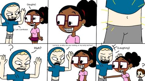 Me Poking Cornholios Belly Button Comic By Lucreciaguerrero On