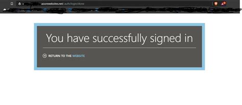 C Azure Active Directory Always Redirects To ~authlogindone When Deployed To Azure