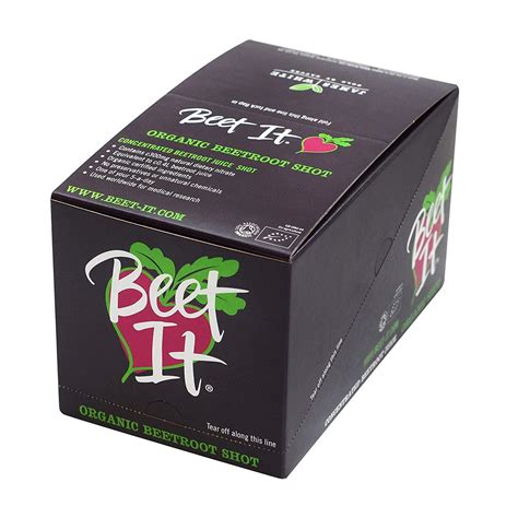 Beet It Circulation Organic Beet Juice Shots Non Gmo Concentrated Beet Shots 15x2 4 Fl Oz