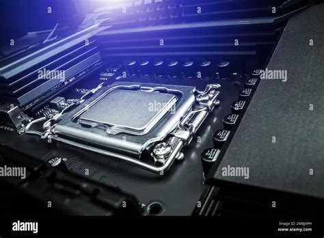 New Generation Modern Computer Processors Cpu Between Cooling
