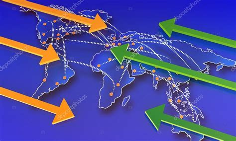 Mapa Del Mundo Con Flechas 2022
