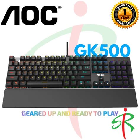 AOC GK Mechanical Gaming Keyboard Shopee Malaysia