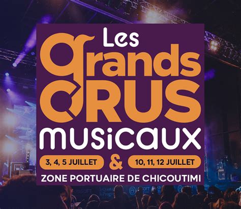 Les Grands Crus Musicaux Uprod Saguenay