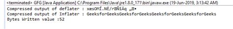 Inflater Getbyteswritten Function In Java With Examples Geeksforgeeks