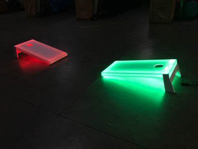 Led Glow Cornhole Cincinnati A 1 Amusement Party Rentals Inflatables