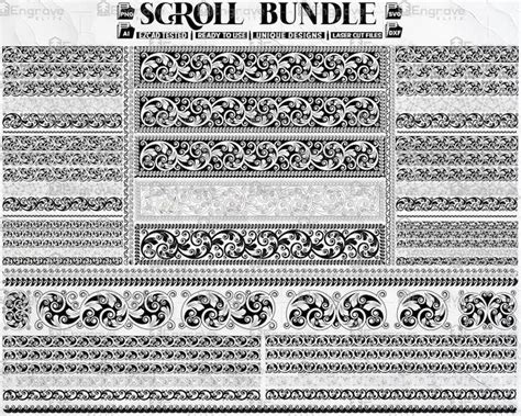 28 Scroll Work Laser Engraving Designs Ideas Scroll Engraving Laser Engraving Custom Engraving