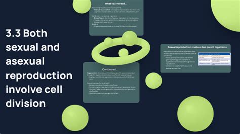 3 3 Both Sexual And Asexual Reproduction Involve Cell Division By