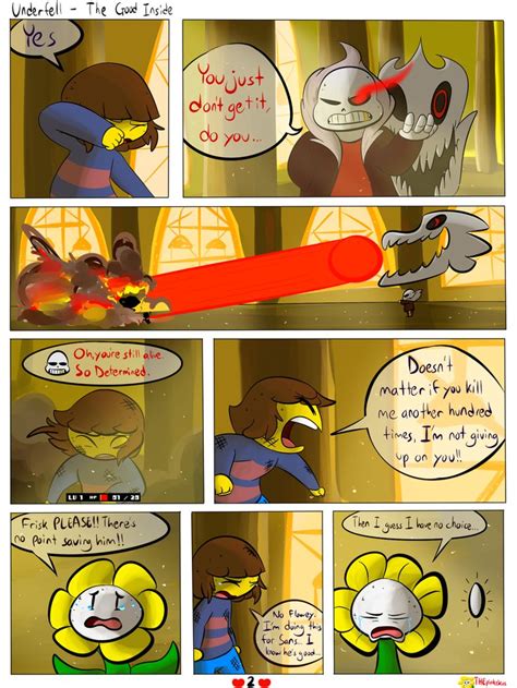 Underfell The Good Inside Pg 2 Undertale Undertale Funny