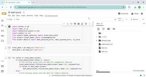 Tejasri Pinnam On Linkedin Internship Kaggle Linearregression