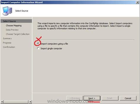 How Can I Import Computers Using A File In Sccm 2007 Collections