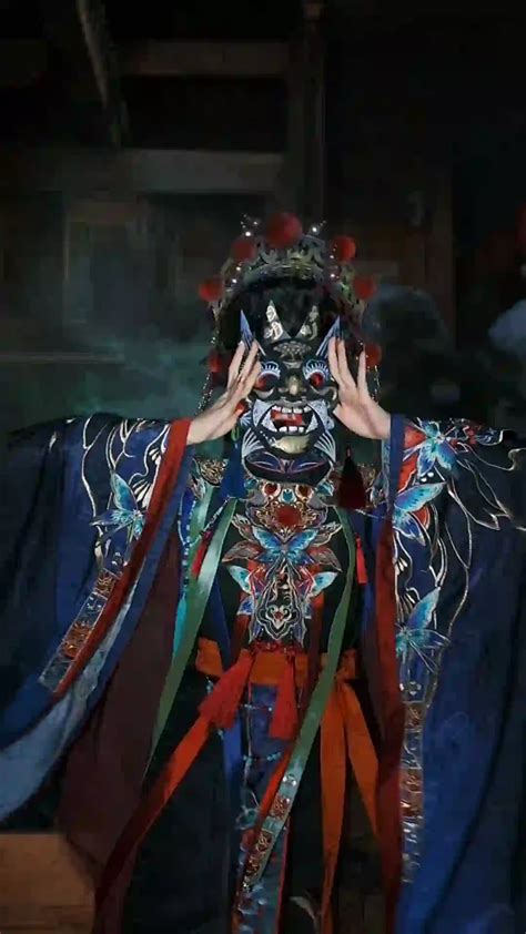 来自中国非遗文化的美学传承 傩戏 云间山泽 东方美学 新品图透 中国非遗 中国非遗文化 傩戏文化 中式克苏鲁 汉元素 小
