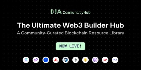 The Ultimate Web3 Builder Hub A Community Curated Blockchain Resource Library Dia Oracles