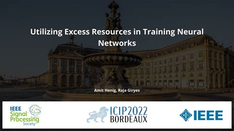 utilizing excess resources in training neural networks ieee resource