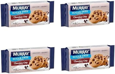 Murray Sugar Free Cookies Chocolate Chip 88 Ounce Tray
