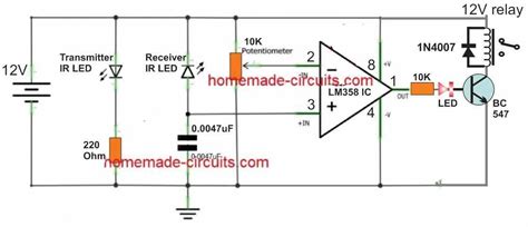Simple Proximity Sensor Circuits Using IC LM IC LM IC Homemade Circuit Projects