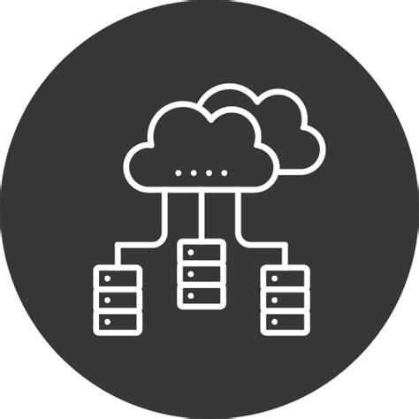 Distributed Database Generic Black Fill Icon