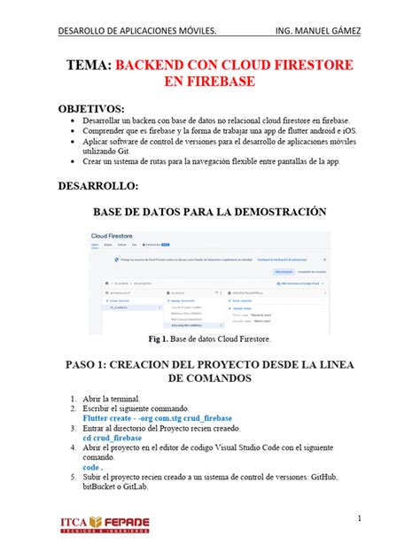 Proyecto Crud Firebase Parte Iii Pdf