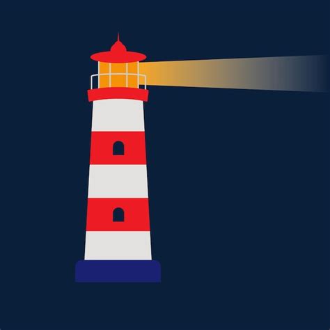 Premium Vector Lighthouse Vector Illustration
