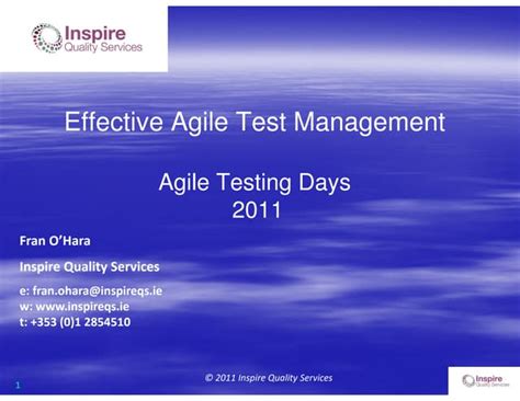 Agile Testing Process Ppt