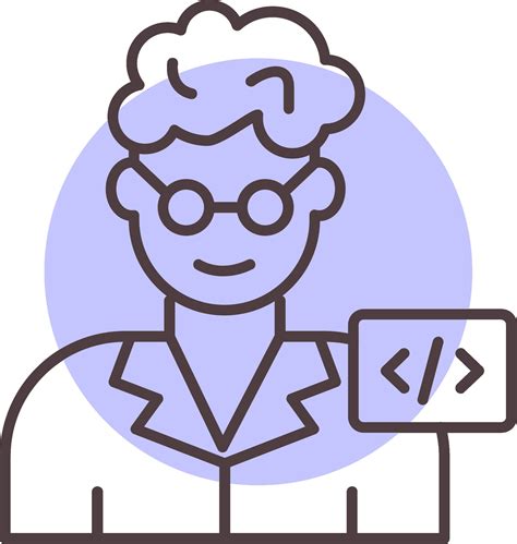 Programmer Line Shape Colors Icon 38177648 Vector Art At Vecteezy