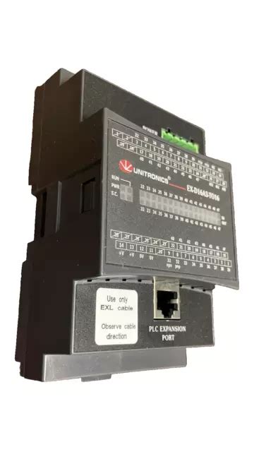 UNITRONICS EX D16A3 TO16 I O Input Output Expansion Module 24VDC Unit